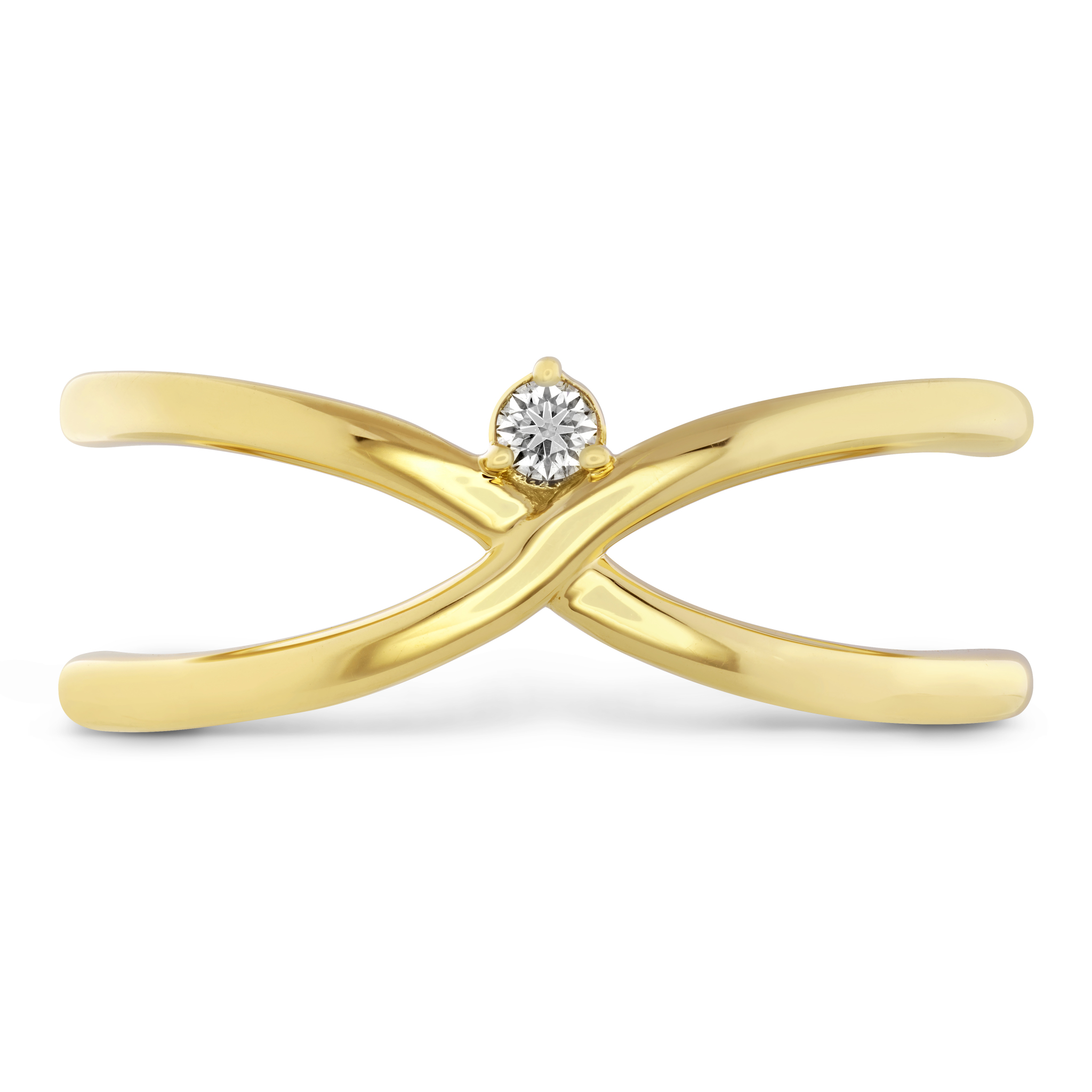 0 03 Carat Love Code Love Wrap 18K Band