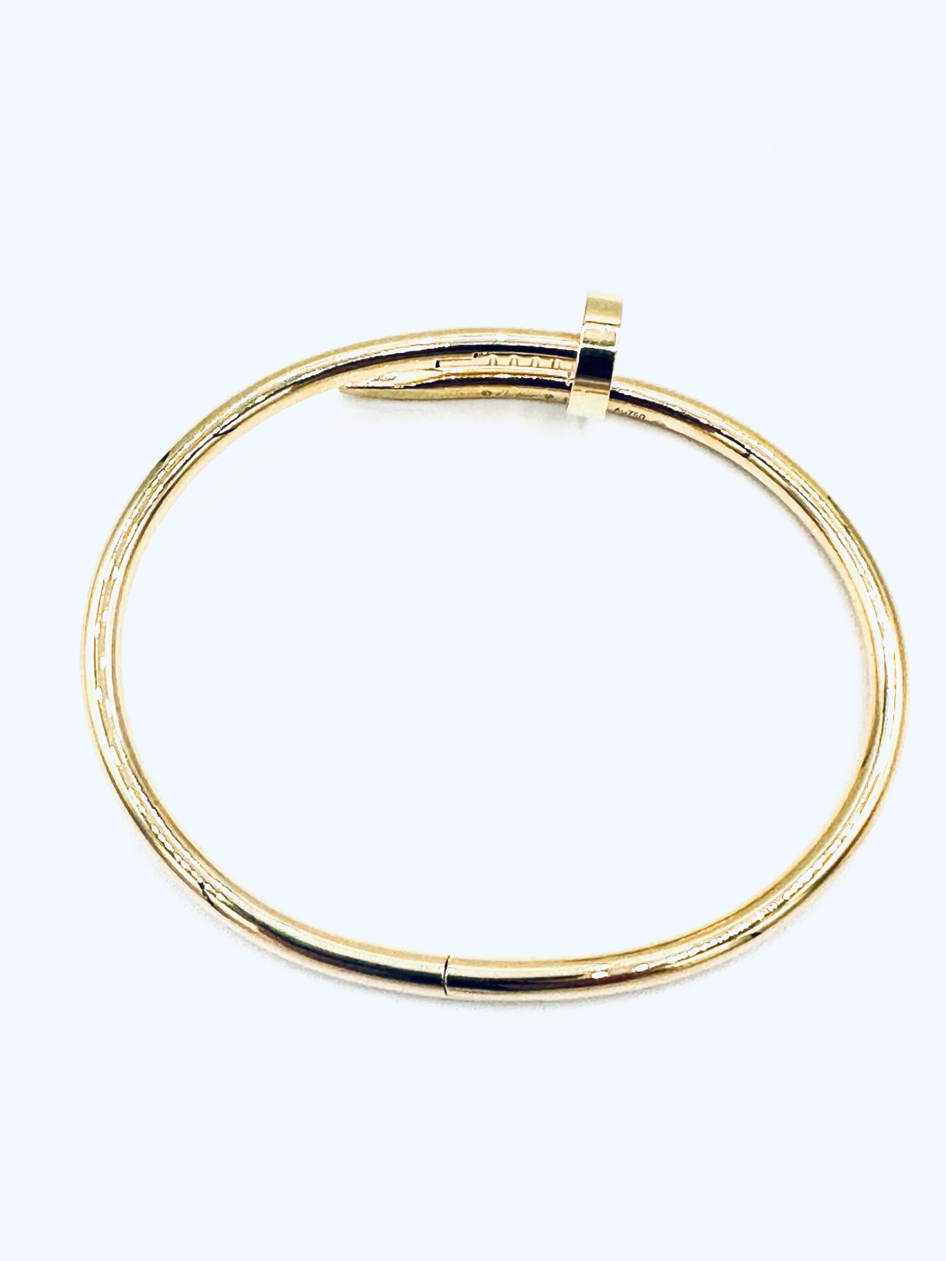 Cartier Juste un Clou 18K Yellow Gold Nail Bracelet